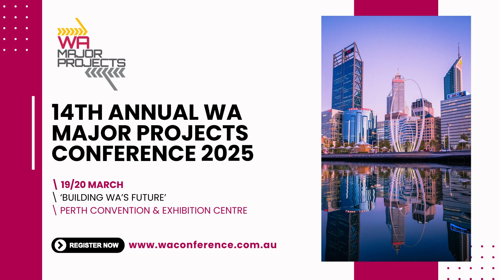 14th Annual WA Major Projects Conference 2025 | 19-20 March | Perth
